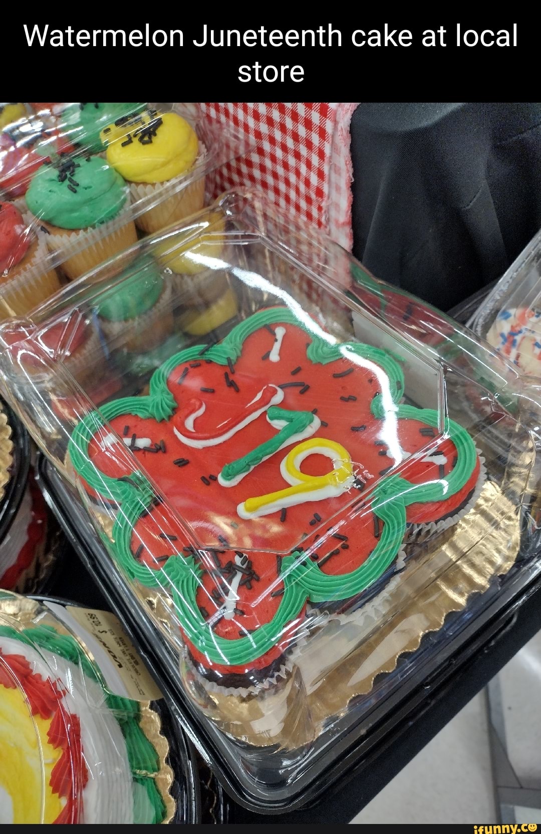 Watermelon Juneteenth cake at local store AX\ wae - iFunny