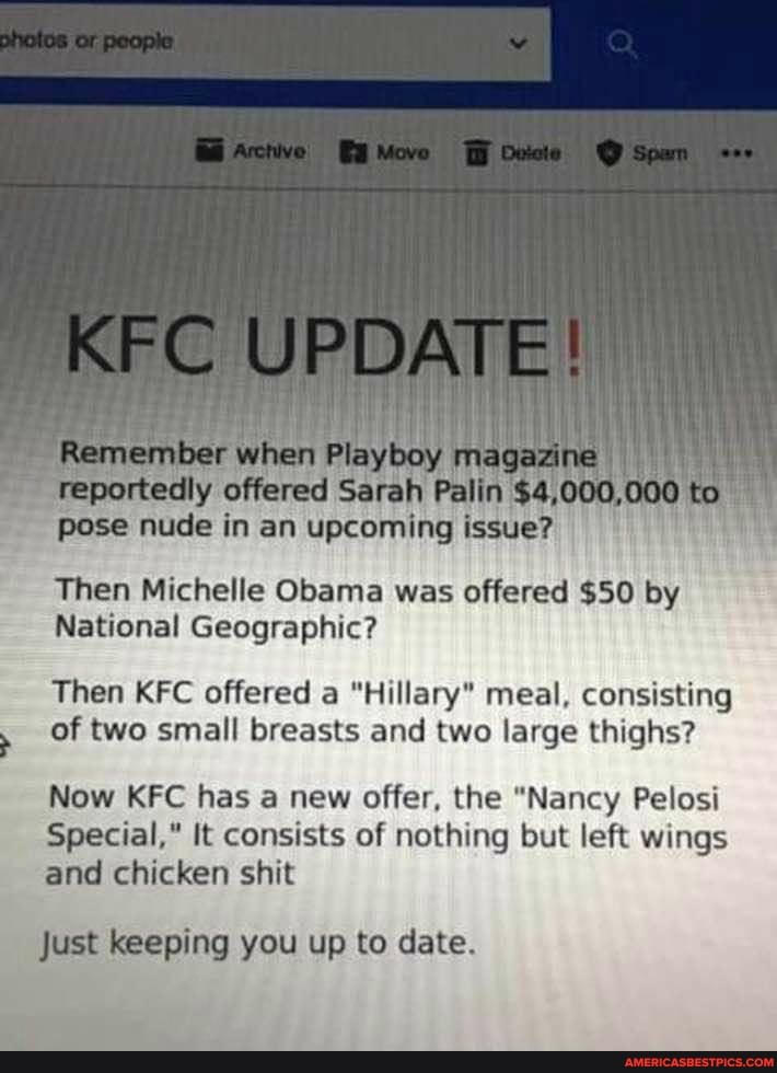 KFC UPDATE Remember when Playboy magazine pose nude in an upcoming ...