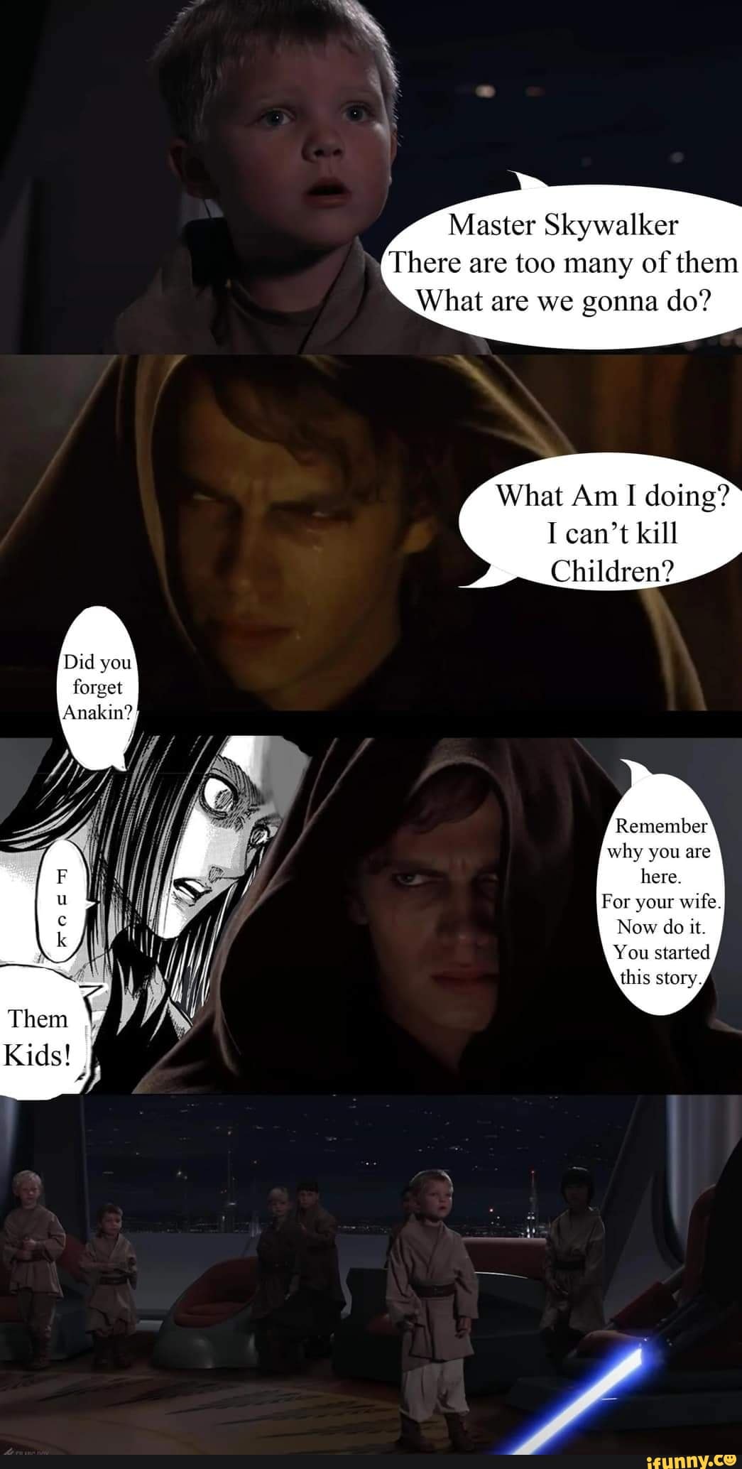 Master Skywalker There are too many of them What are we gonna do? What ...