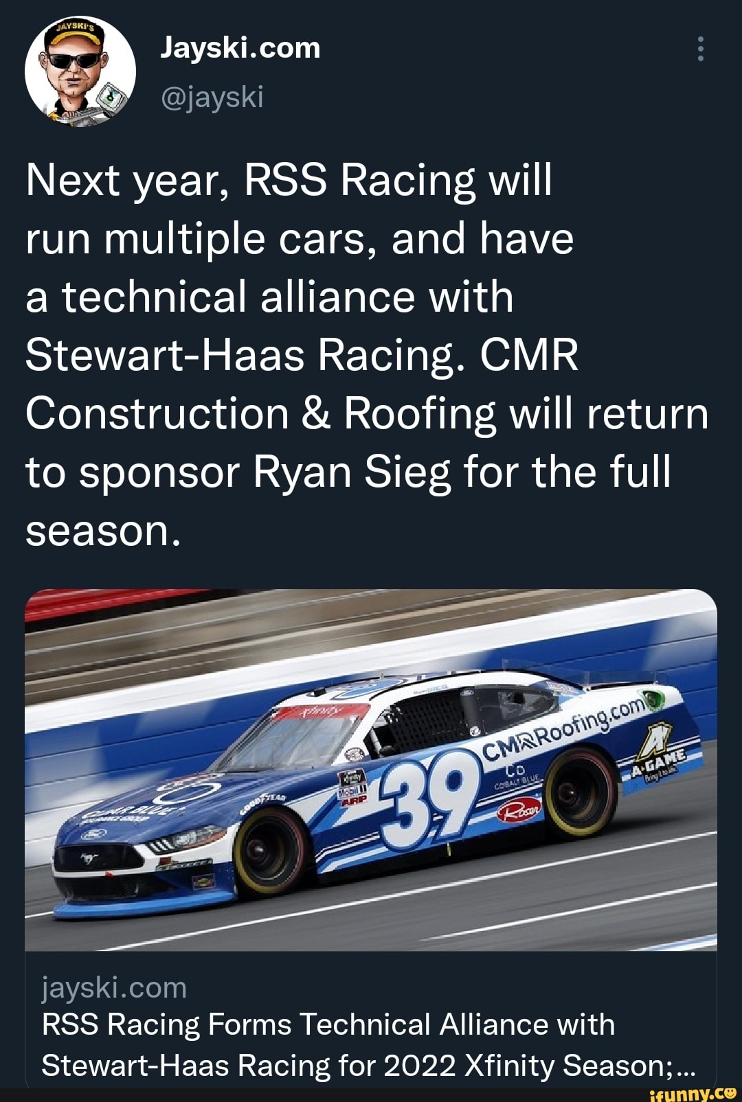 Next year, RSS Racing will run multiple cars, and have a technical ...