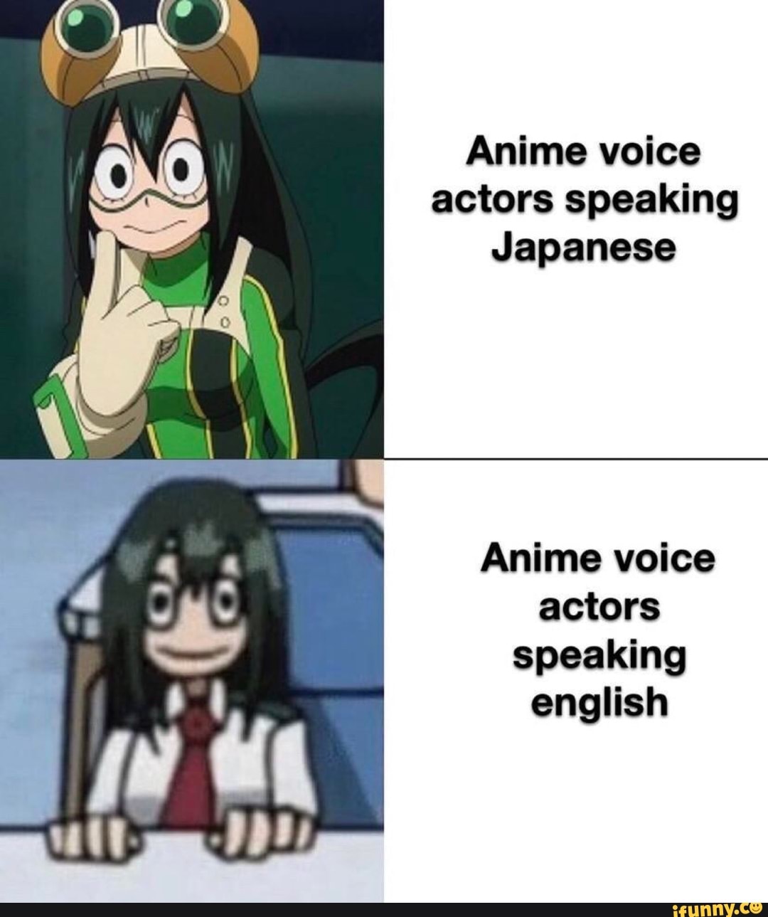 Anime voice actors speaking Japanese Anime voice actors speaking engﬂsh ...