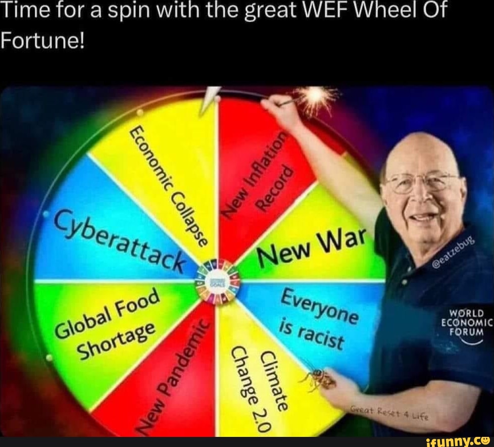 Time for a spin with the great WEF Wheel Of Fortune! WORLO - iFunny