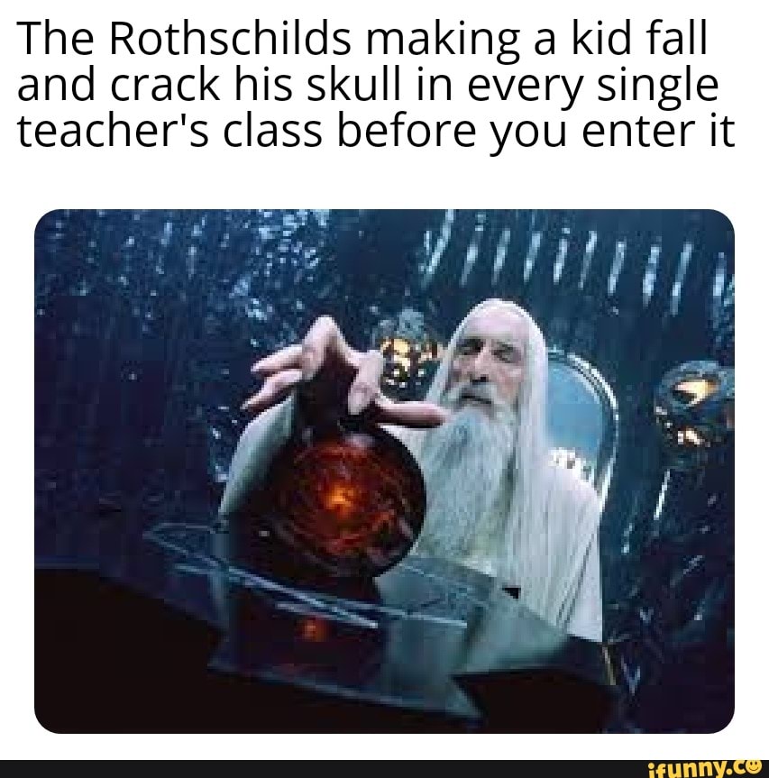 The Rothschilds making a kid fall and crack his skull in every single ...