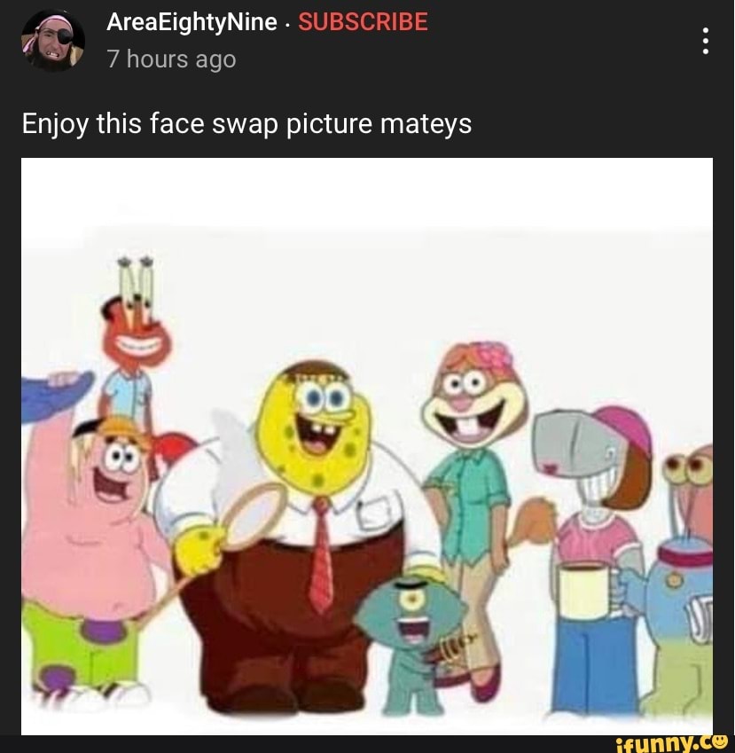 Spongebob Face Swaps
