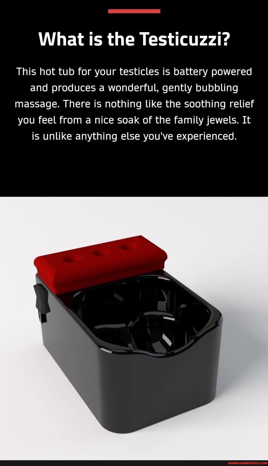 What is the Testicuzzi? This hot tub for your testicles is battery ...