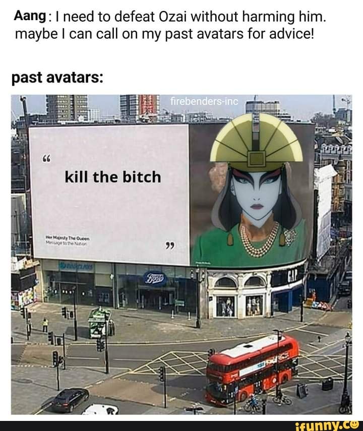 Aang: I need to defeat Ozai without harming him. maybe I can call on my ...