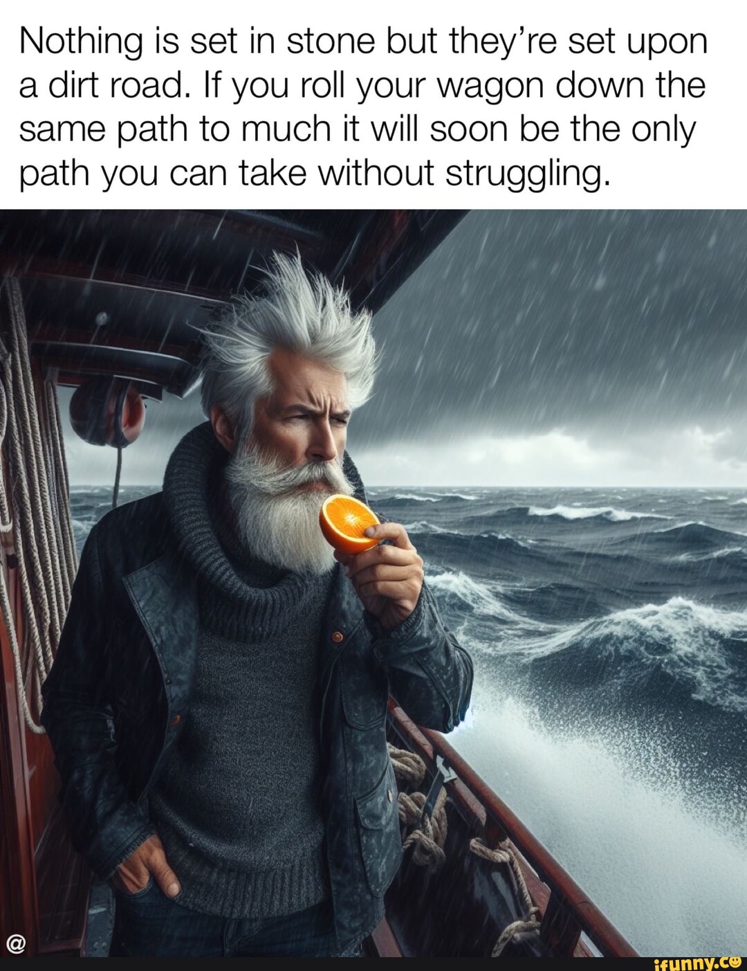 Nothing is set in stone but they're set upon a dirt road. If you roll ...