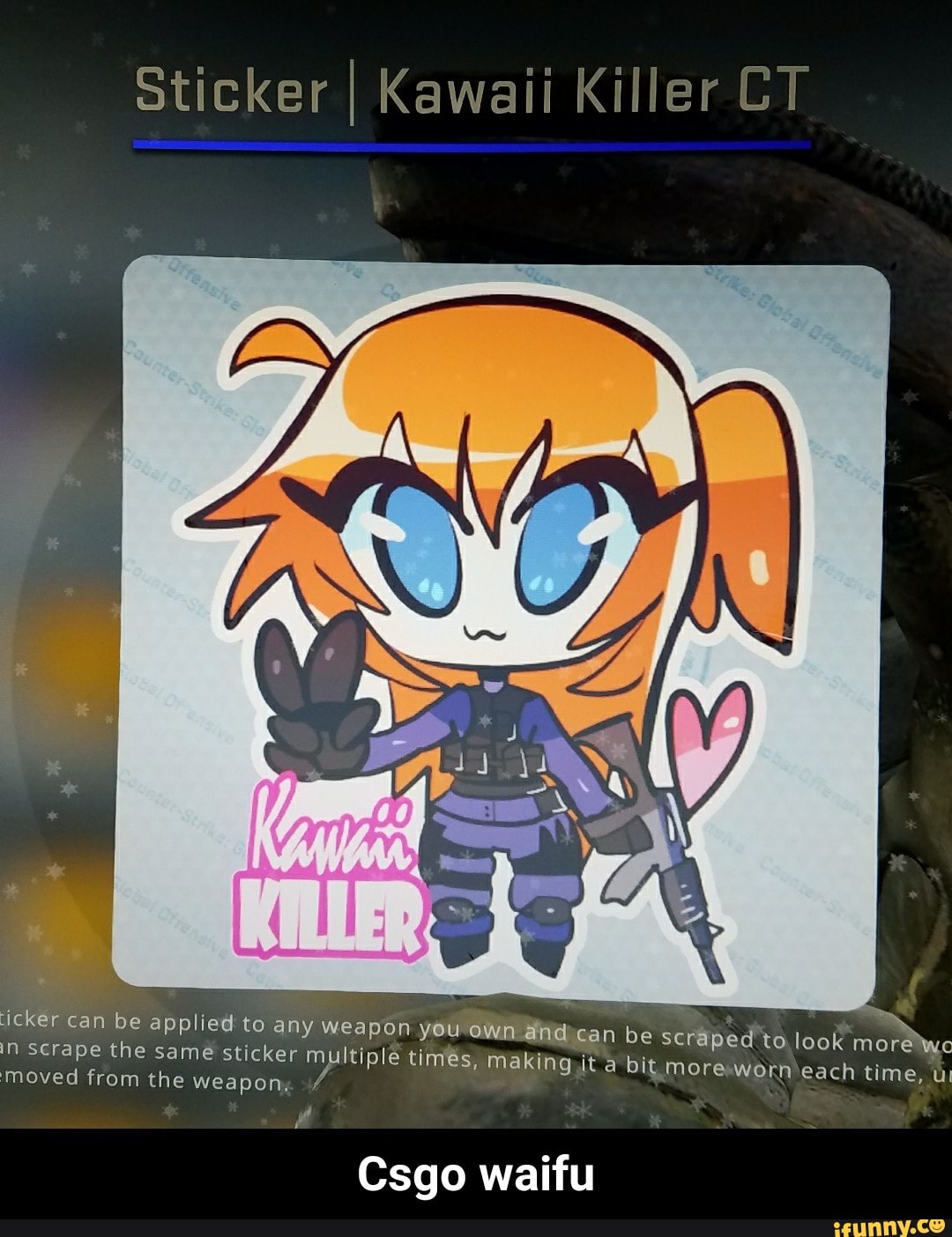 Csao waifu - Csgo waifu - iFunny