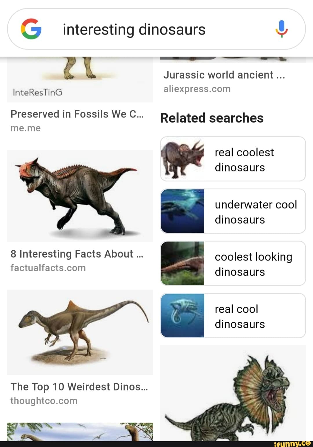 Interesting dinosaurs Jurassic world ancient Preserved in Fossils We C ...