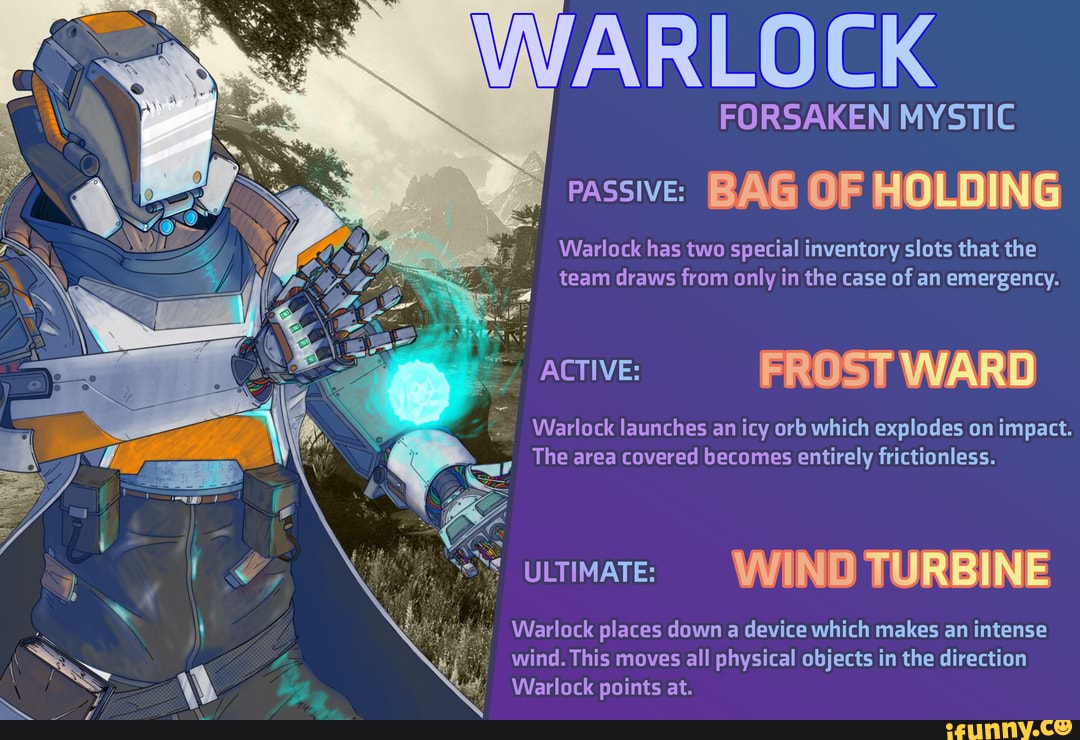 FORSAKEN MYSTIC passive: BAG OF HOLDING Warlock has two special ...