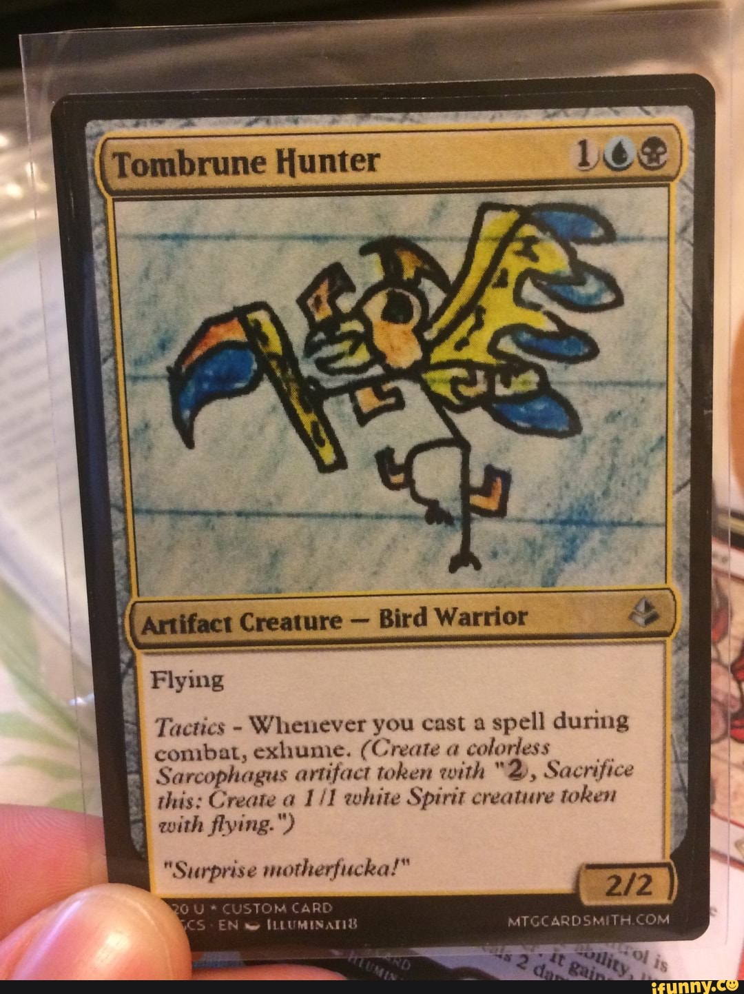 4 Flying À Tactics Whenever you cast a spell during combat, exhume ...