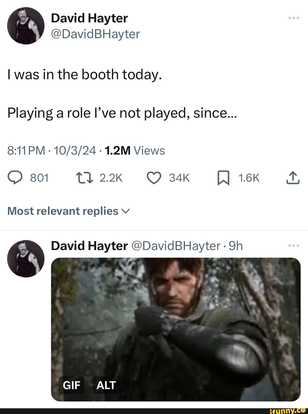 David Hayter Memes