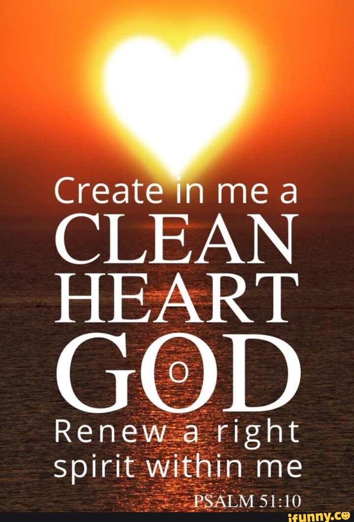 Create in mea CLEAN HEART GOD spirit within me PSALM - seo.title