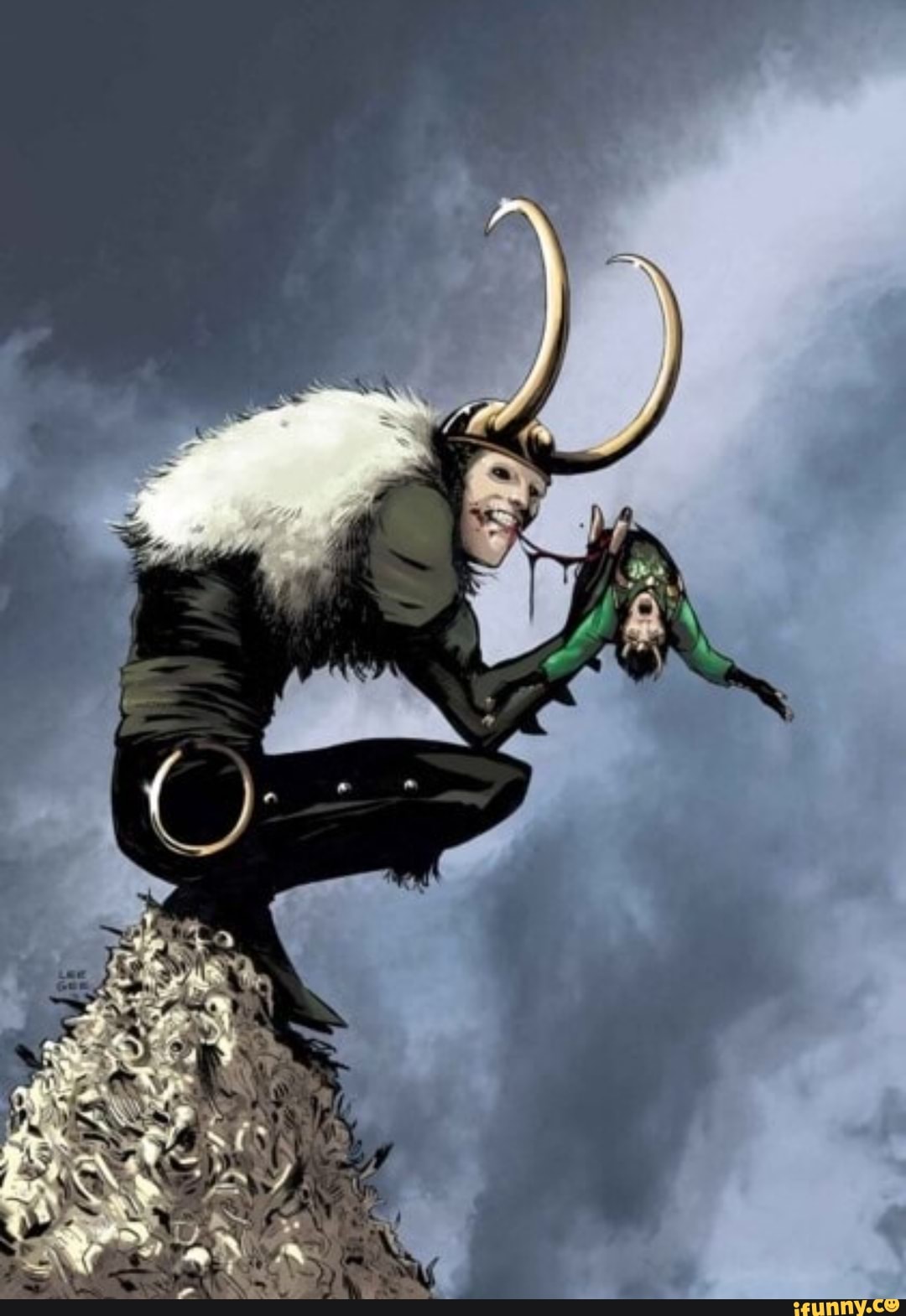 Loki Funny Cartoon