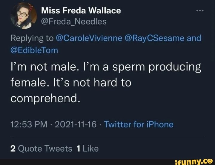 Miss Freda Wallace Replying to @CaroleVivienne @RayCSesame and ...