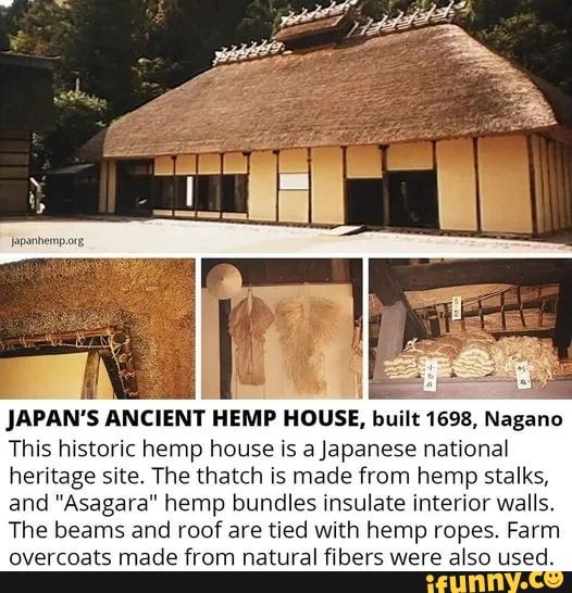 JAPAN'S ANCIENT HEMP HOUSE, built 1698, Nagano This historic hemp house ...
