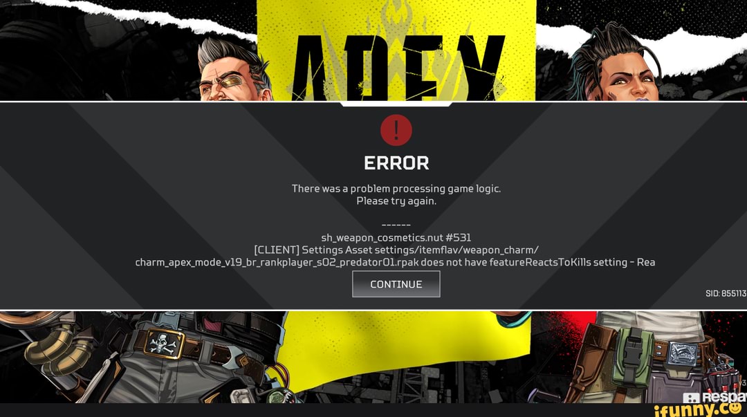 WA ERROR There was a problem processing game logic. Please try again. sh_weapon_cosmetics.nut ...