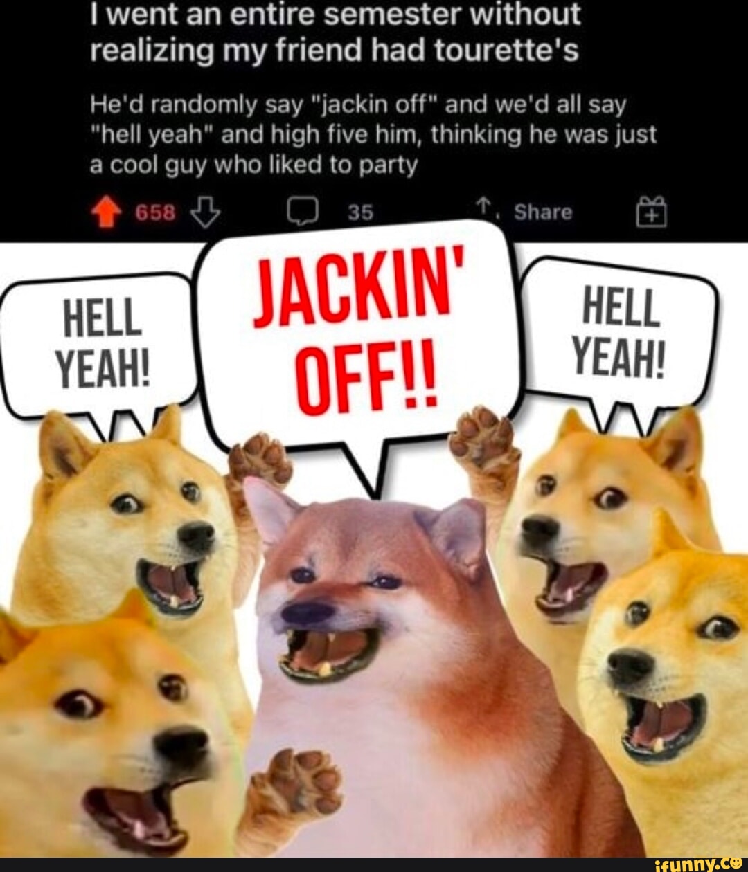 I went an entire semester without realizing my friend had tourette's He ...