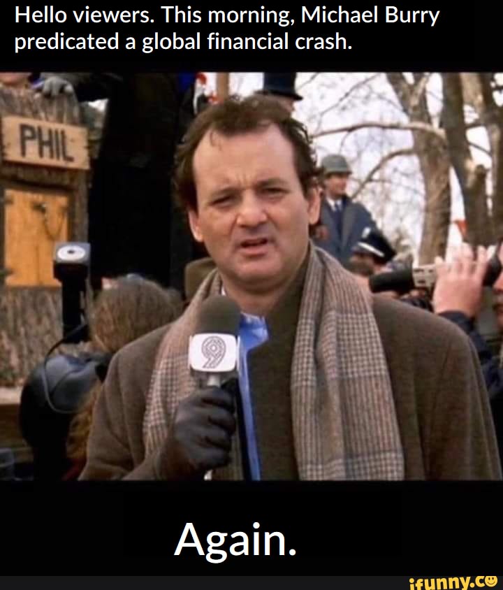 Hello viewers. This morning, Michael Burry predicate da global ...