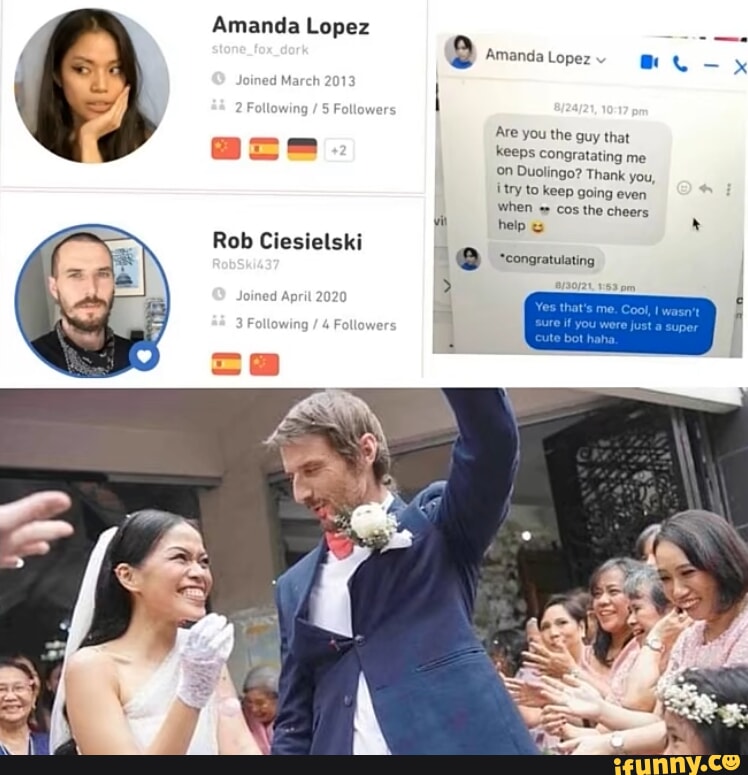 Amanda Lopez Rob Ciesielski 2 Amanda Lopez x Are you the guy that keeps ...