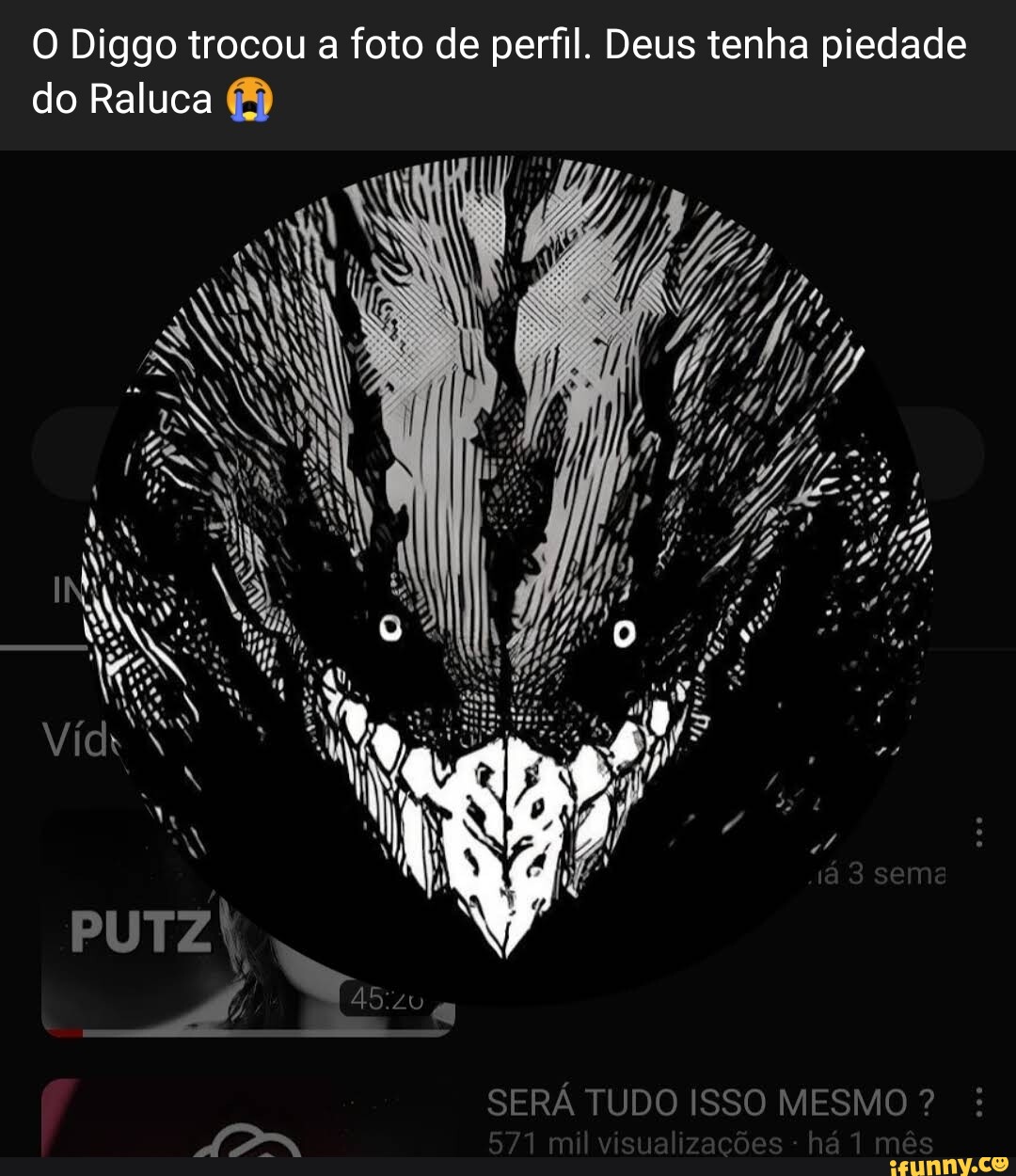 O Diggo trocou a foto de perfil. Deus tenha piedade do Raluca SERÁ TUDO ...