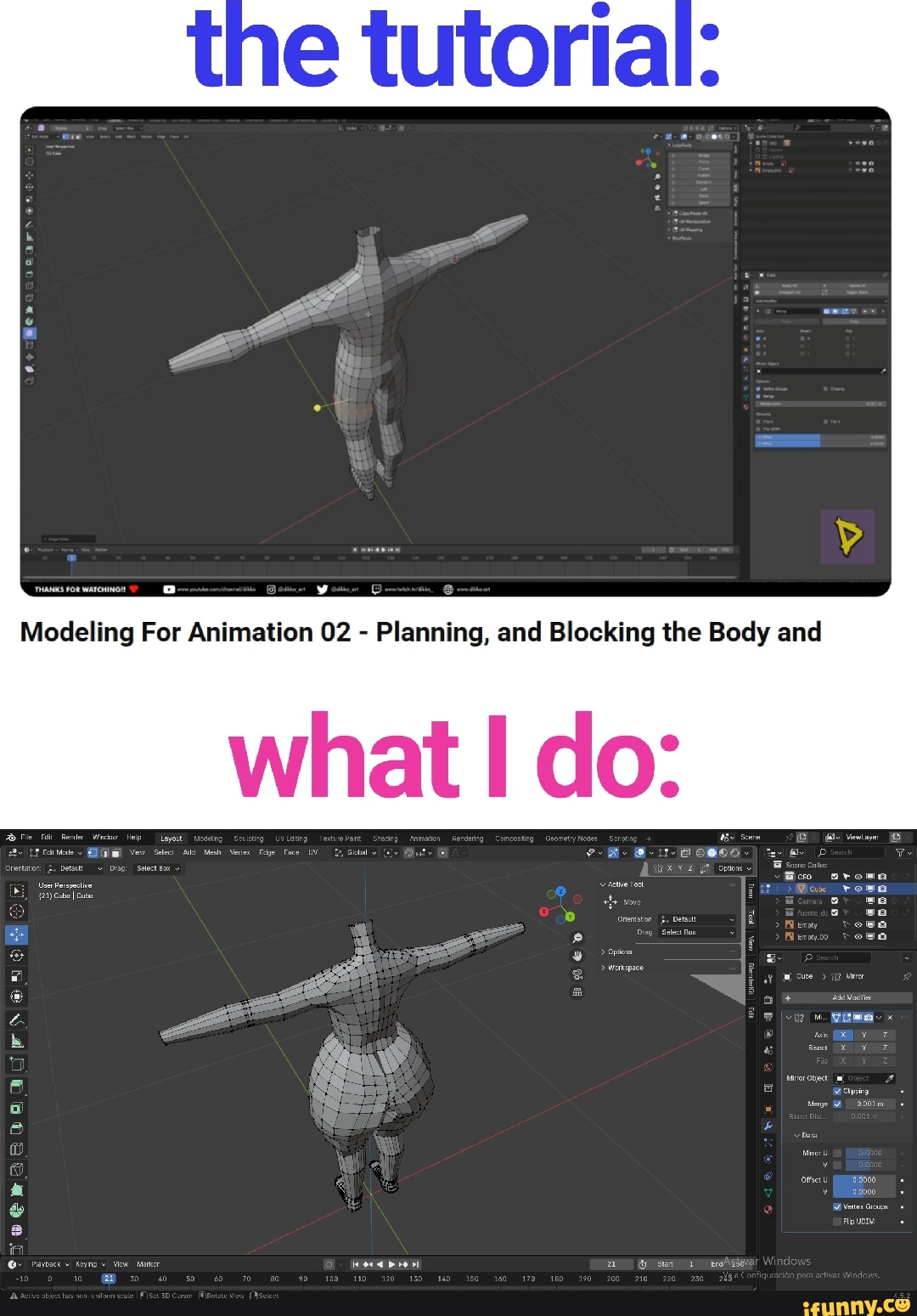 Modeling For Animation 02 - Planning, and Blocking the Body and what I ...