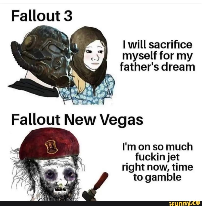 Fallout 3 will sacrifice myself for my father's dream I'm on so much ...