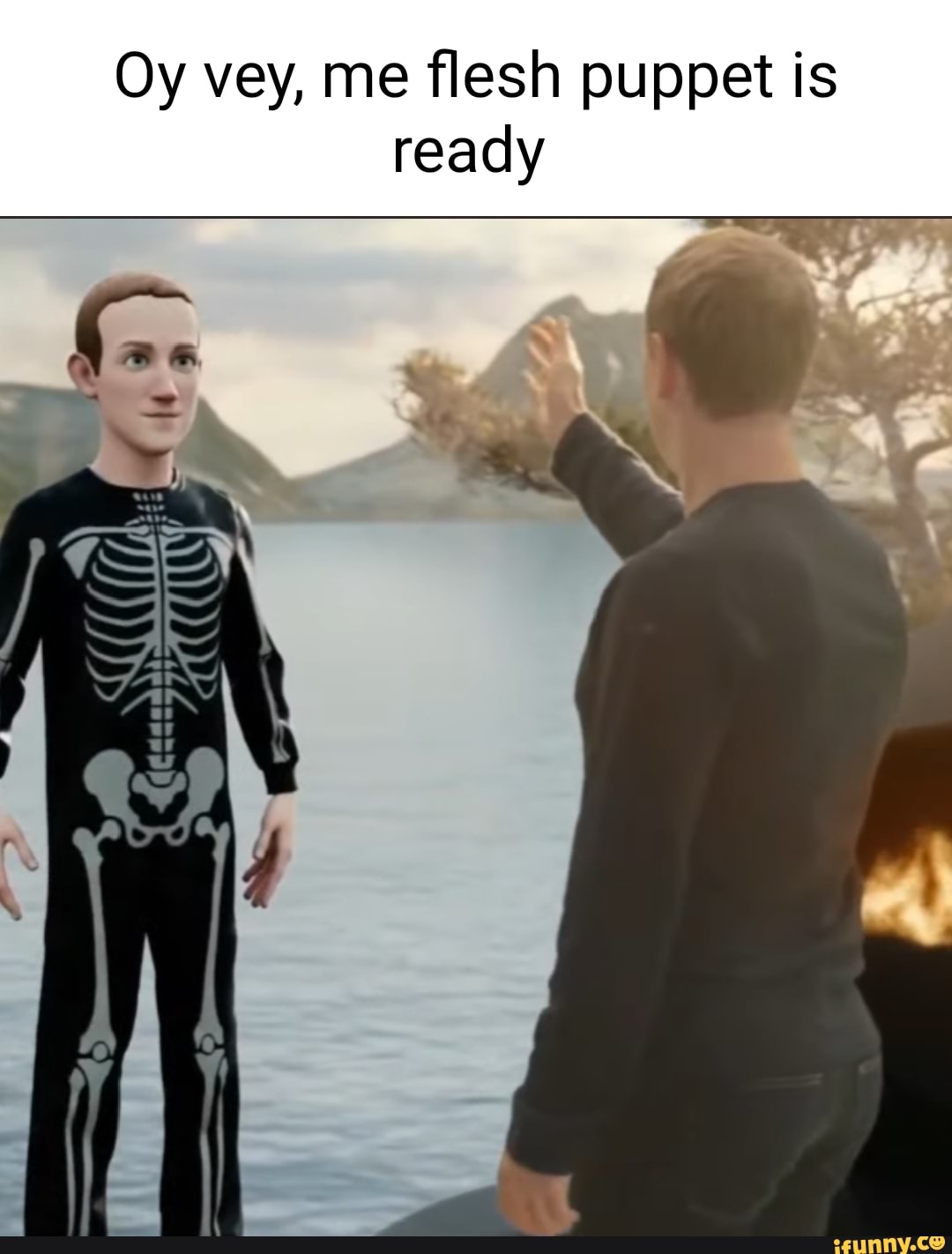 Oy vey, me flesh puppet is ready - iFunny