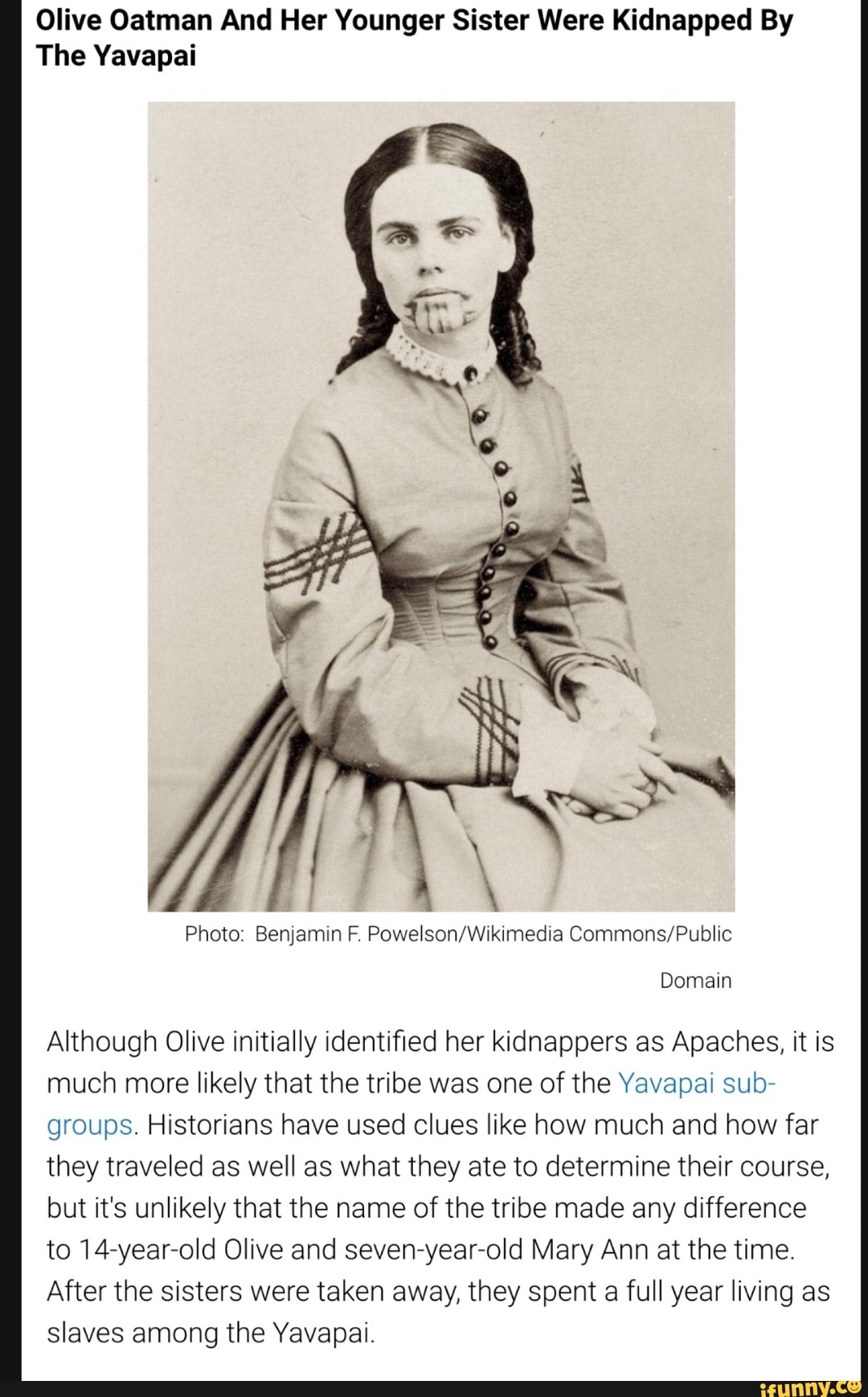 Olive Oatman