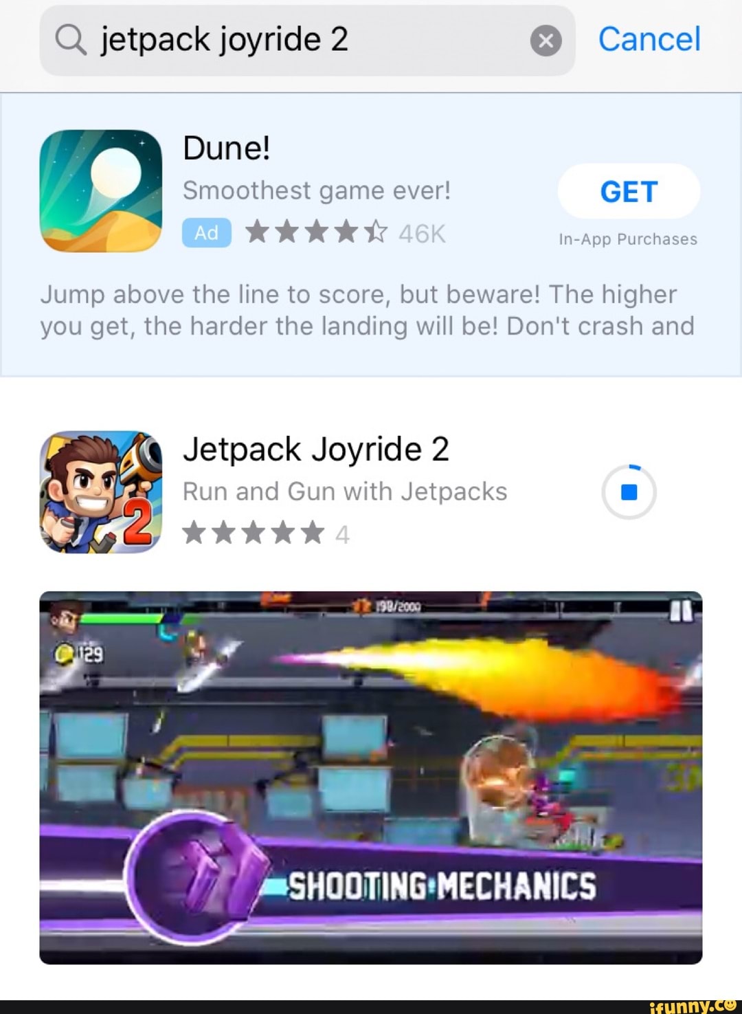 Jetpack Joyride Jetpacks List