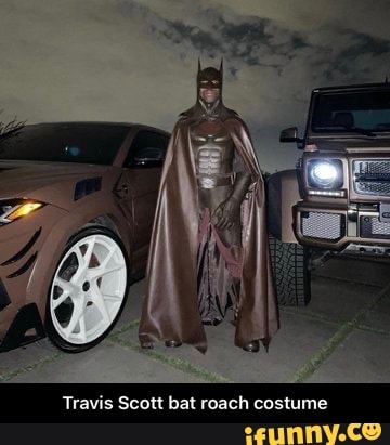 Travis Scott bat roach costume - Travis Scott bat roach costume - iFunny