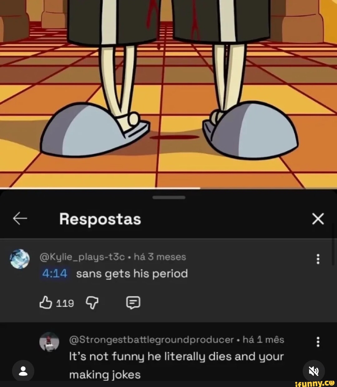 Respostas @ky ie_plays-t3c ha 3 meses sans gets his period Hus GP ...