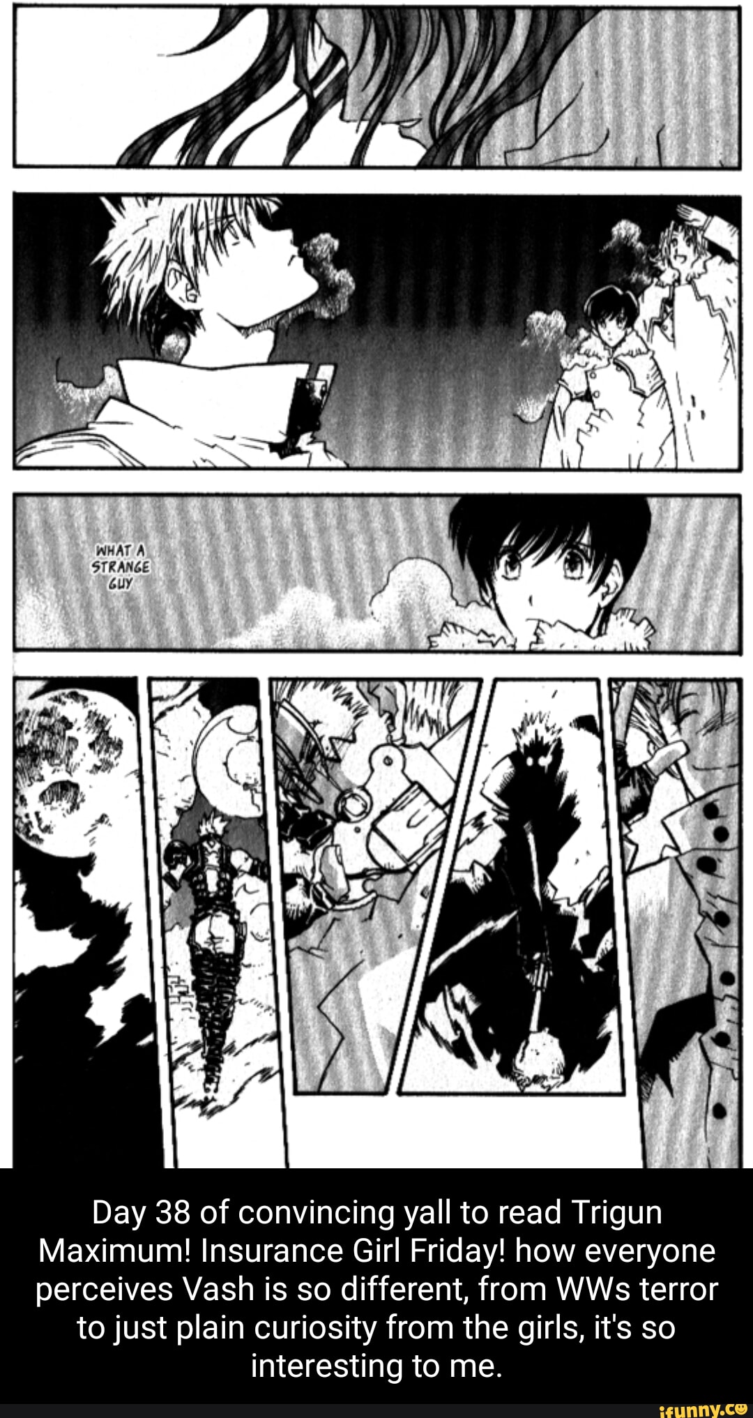 Trigun memes. Best Collection of funny Trigun pictures on iFunny