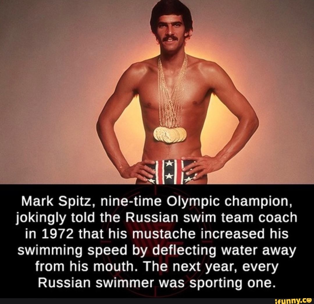 Mark Spitz, nine time Olympic champion, jokingly told the Russian swim ...