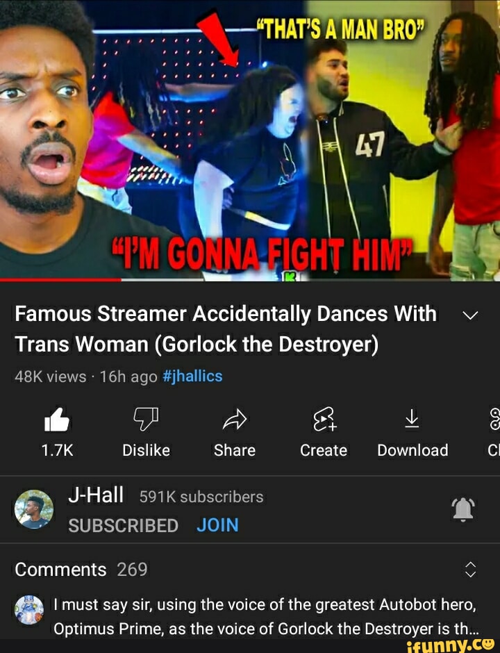 Famous Streamer Accidentally Dances With Trans Woman (Gorlock the ...