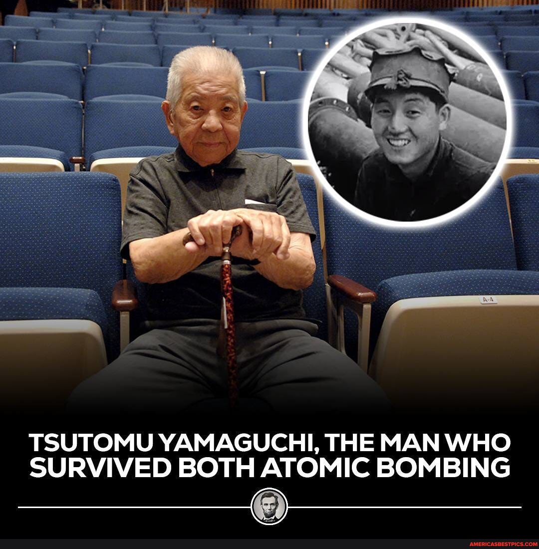 This is Tsutomu Yamaguchi, the man who survived the dropping of two ...