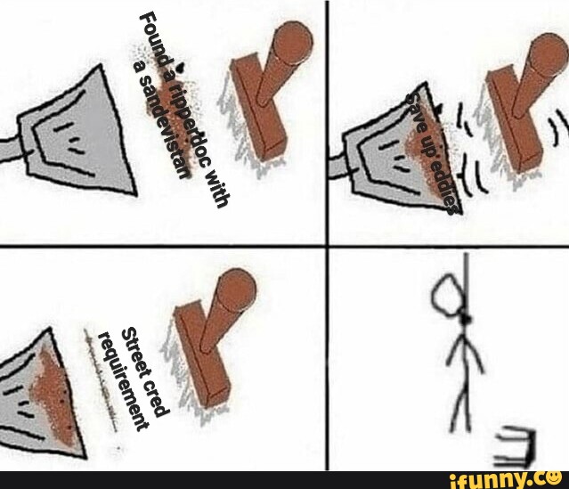 Sandevistan memes. Best Collection of funny Sandevistan pictures on iFunny