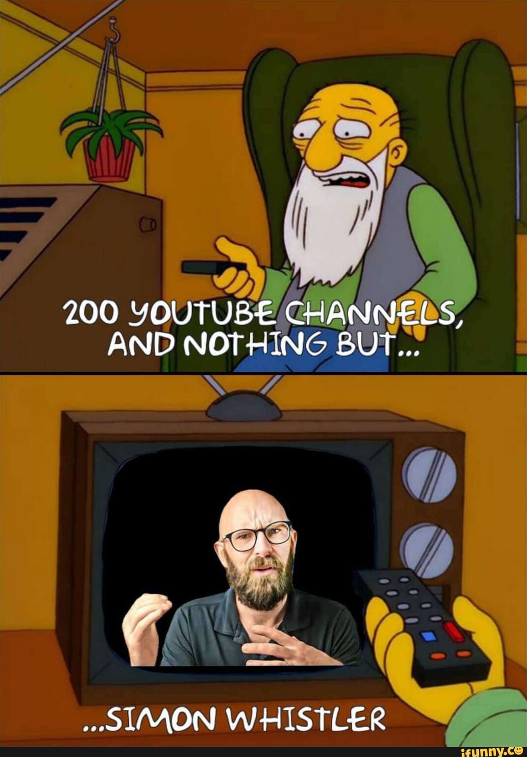 200 YOUTUBE CHANNELS, AND NOTHING BUT... SIMON WHISTLER - iFunny