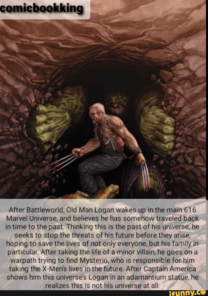 Comicbookking After Battleworld, Old Man Logan wakes up in the main 616 ...