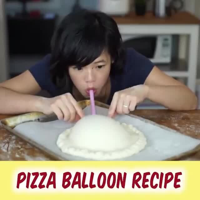 PIZZA BALLOON RECIPE - )