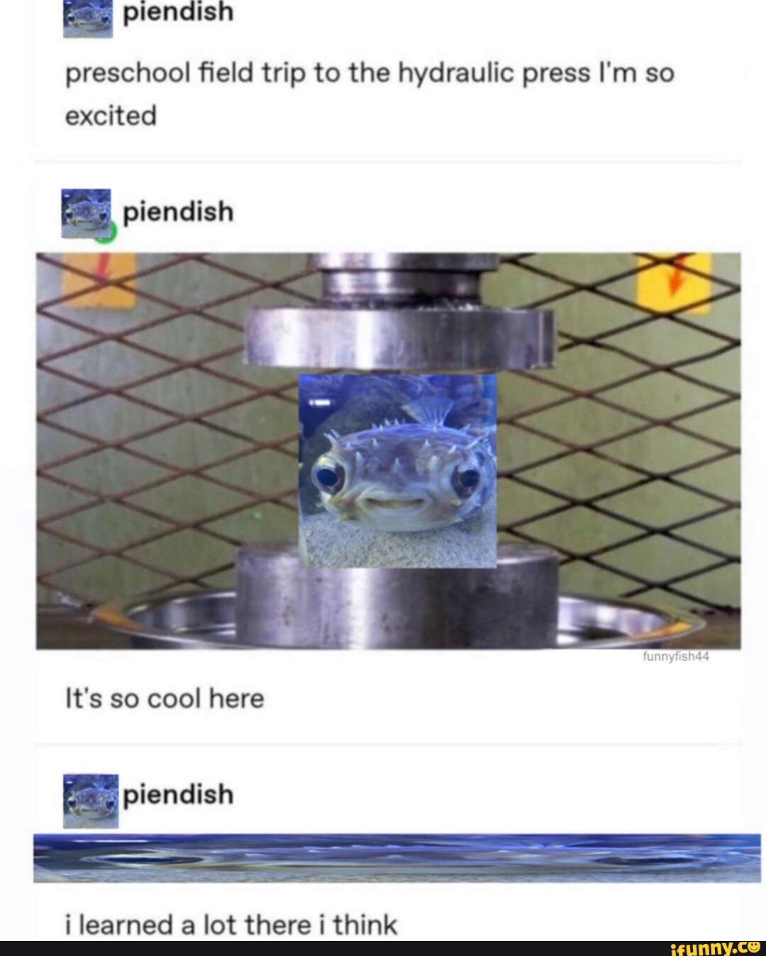 Preschool field trip to the hydraulic press I'm so excited piendish I ...