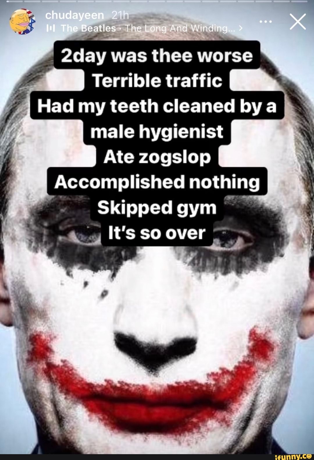 Chudayeen The Beatles - Thel Long And Winding... > 2day was thee worse ...