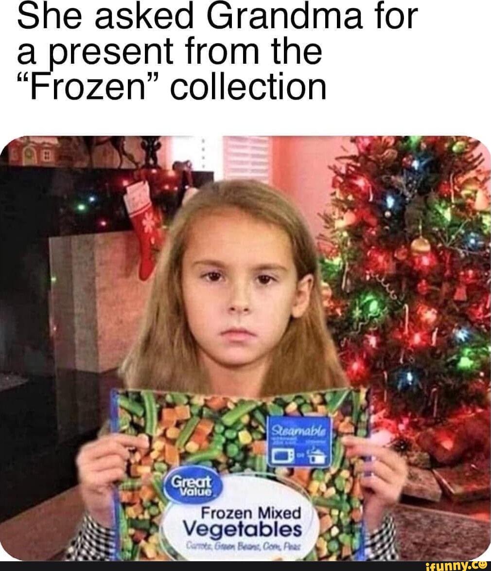 She asked Grandma for a present from the "Frozen' collection Frozen ...