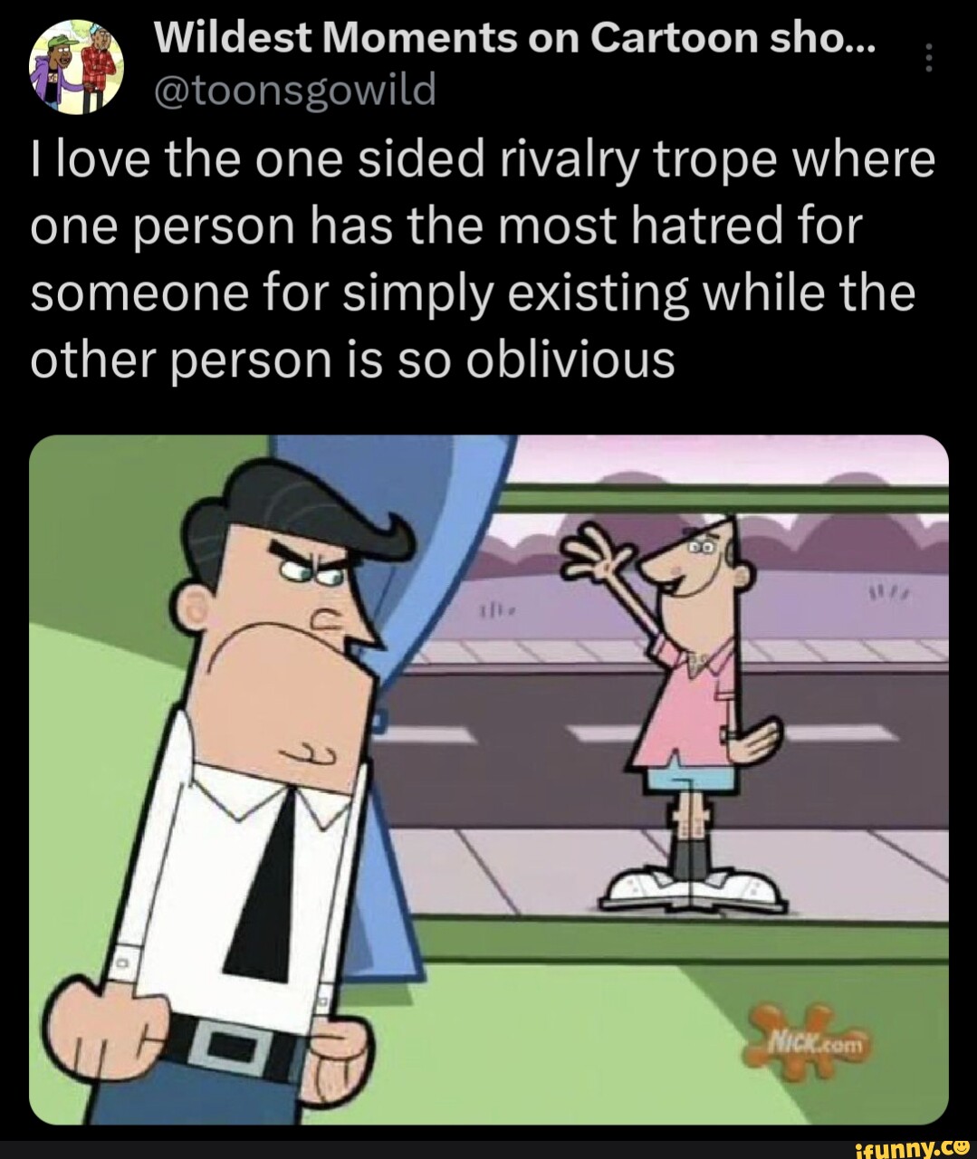 Wildest Moments on Cartoon sho... WW @toonsgowild I love the one sided ...