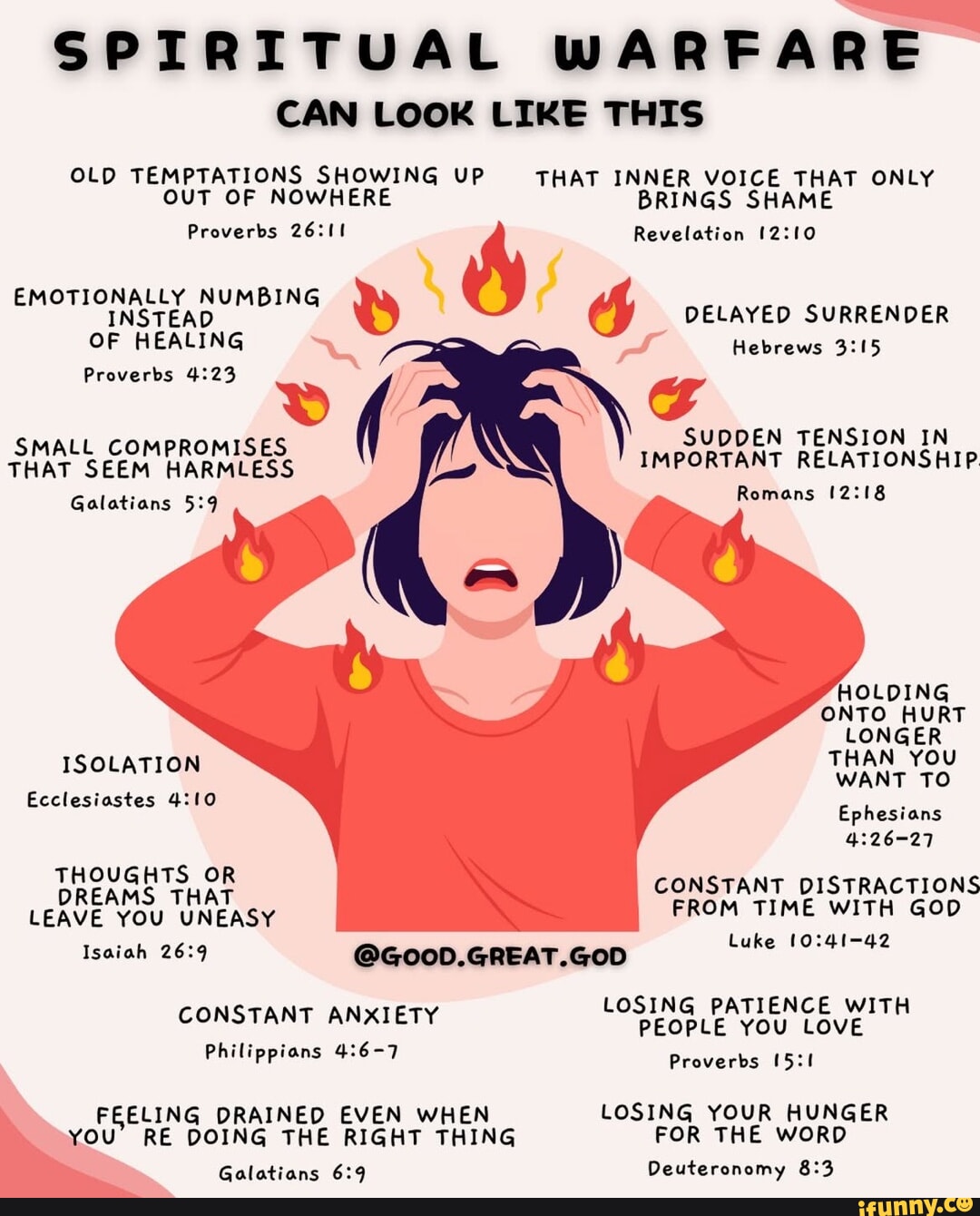 SPIRITUAL WARFARE CAN LOOK LIKE THIS OLD UP THAT INNER VOICE THAT ONLY ...