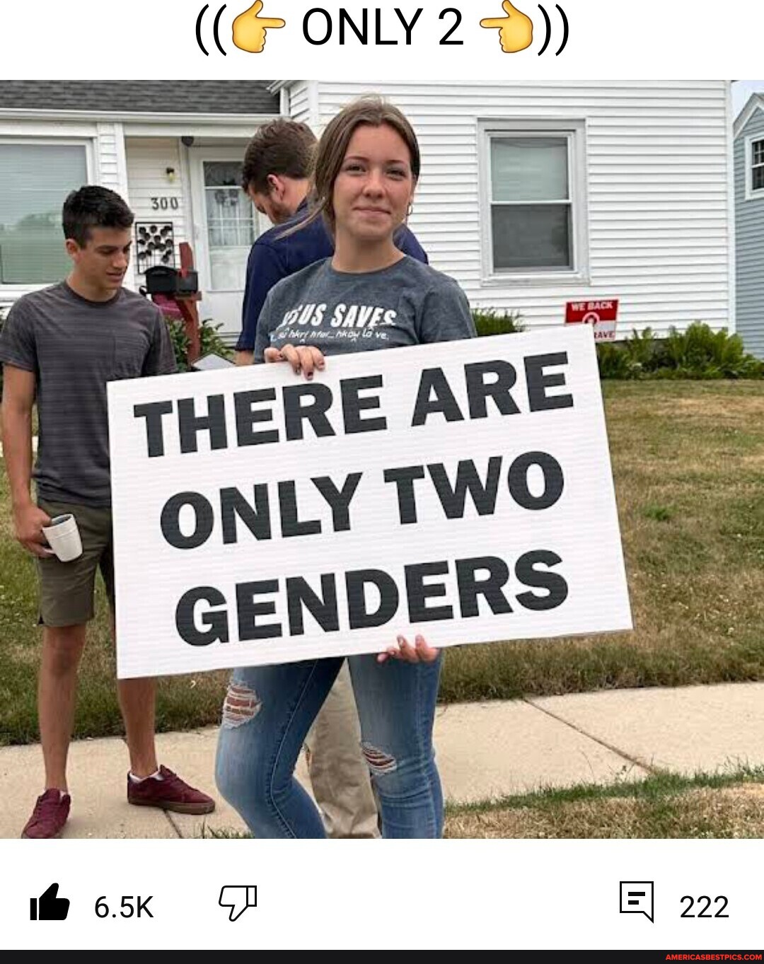 ONLY 2 is SAVES THERE ARE ONLY TWO GENDERS I Gok FF I 222 - America’s ...
