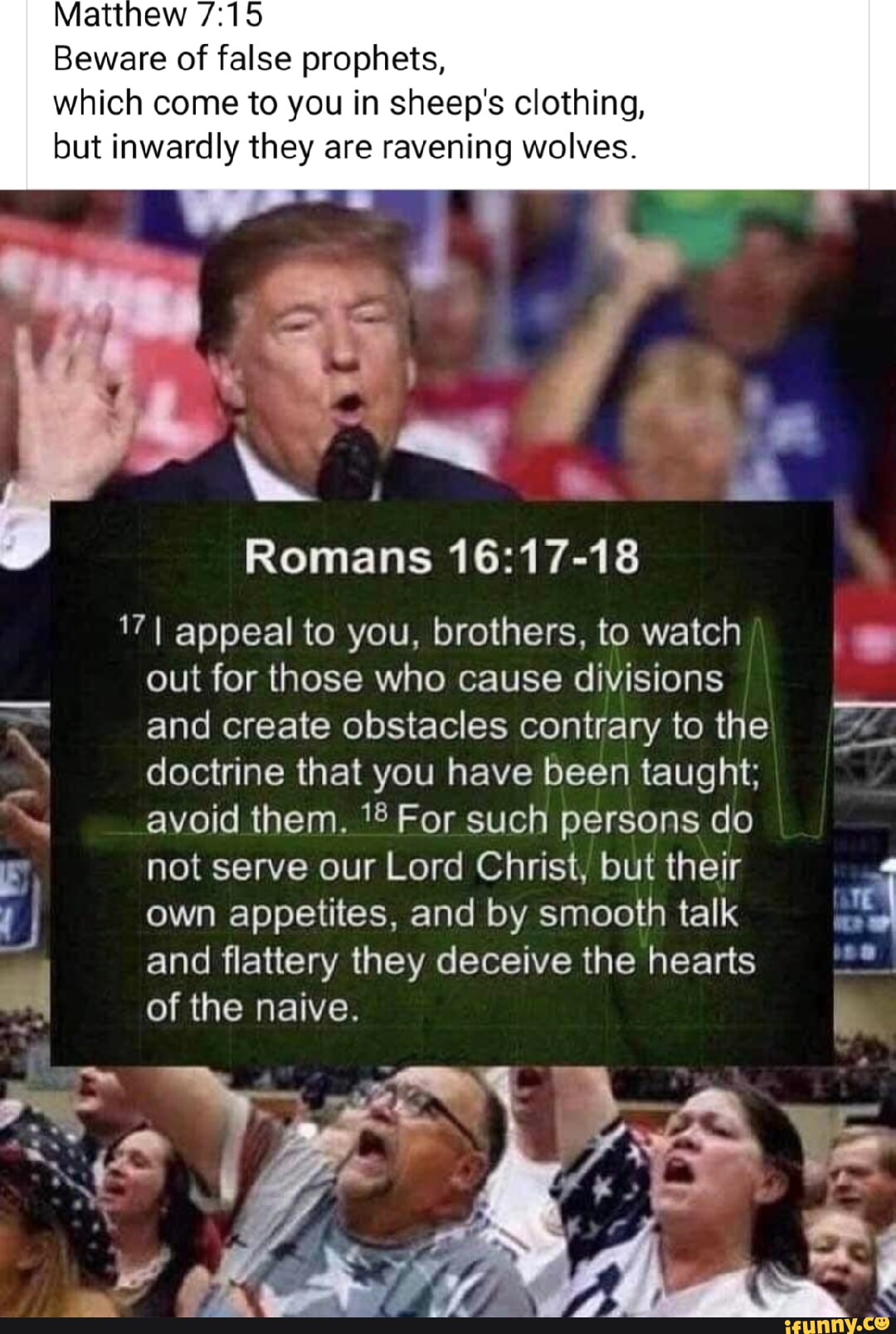 Matthew Beware of false prophets, which come to you in sheep's clothing ...