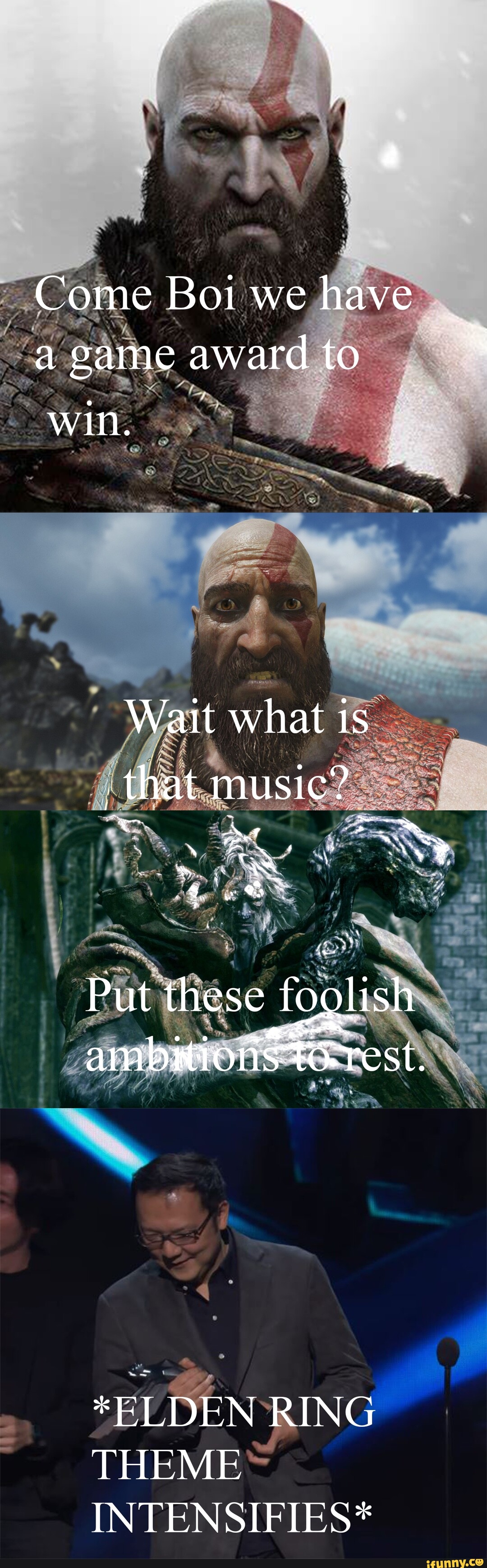 Come Boi we have a game award to win, Wait what ts that music? ~ OTAS ...