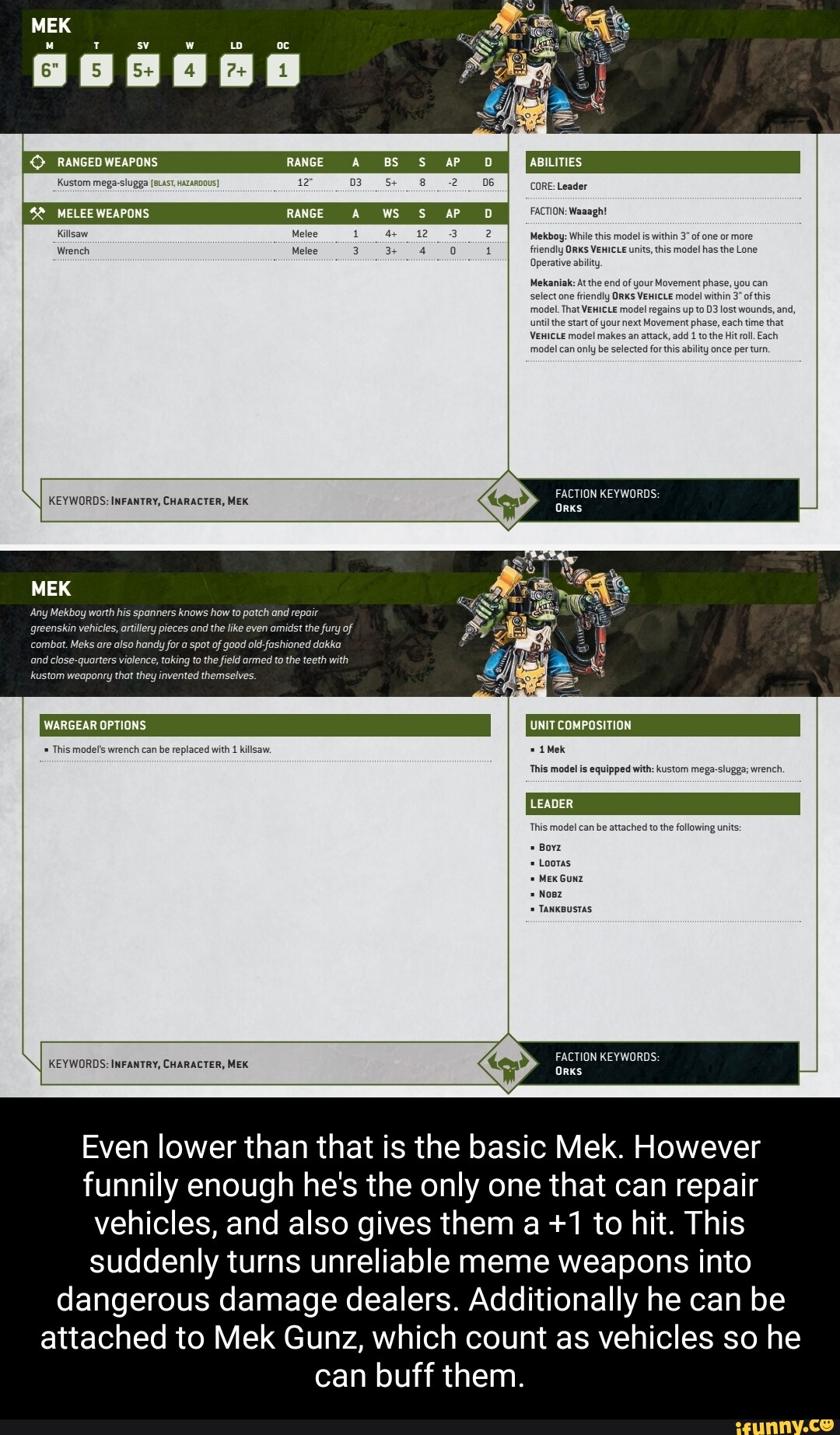 RANGED WEAPONS RANGE AP ABILITIES Kustom mega-slugga [s.Ast, HAZARDOUS ...