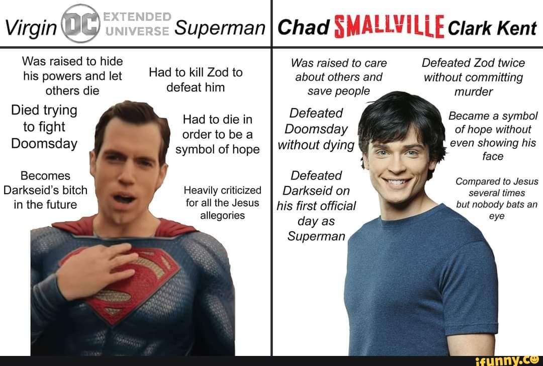 Virgin EXTENDED Superman I Chad SMALLVILLE clark Kent Was raised to ...
